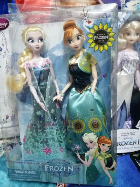 ตุ๊กตาแอลซ่า อันนา รุ่นซัมเมอร์ Disney Frozen Fever Anna And Elsa Dolls