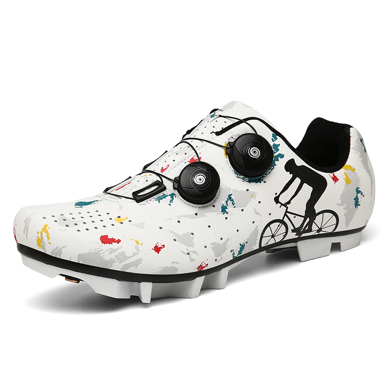 HK Cycling shoes mountain bike non lock shoes men's and women's cross ...