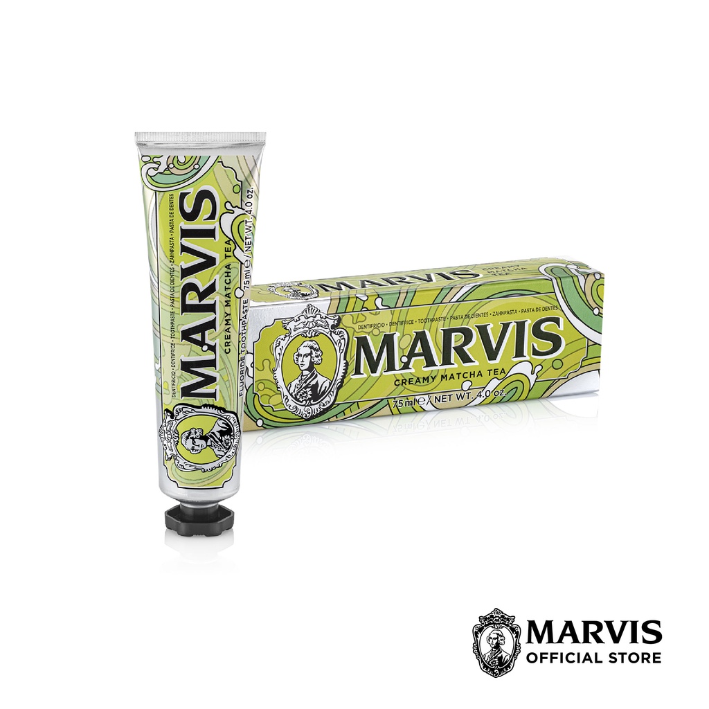 มาร์วิส ครีมมี่ มัทฉะ ที 75 มล. / Marvis Creamy Matcha Tea 75ML | Shopee Thailand