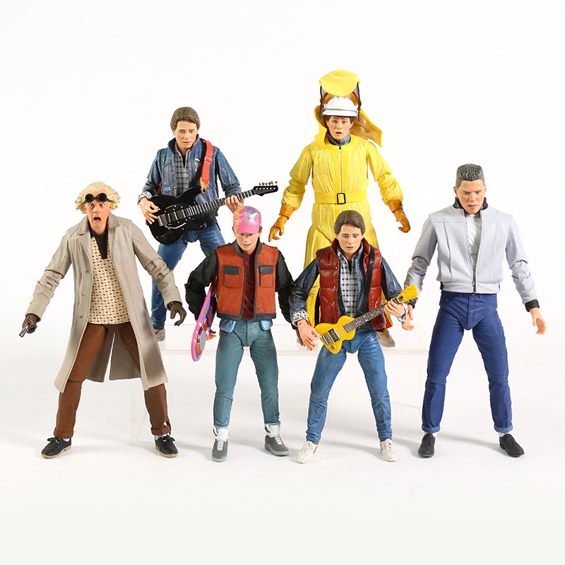 Local StockOriginal NECA Back To The Future Marty McFly Dr Brown Biff ...
