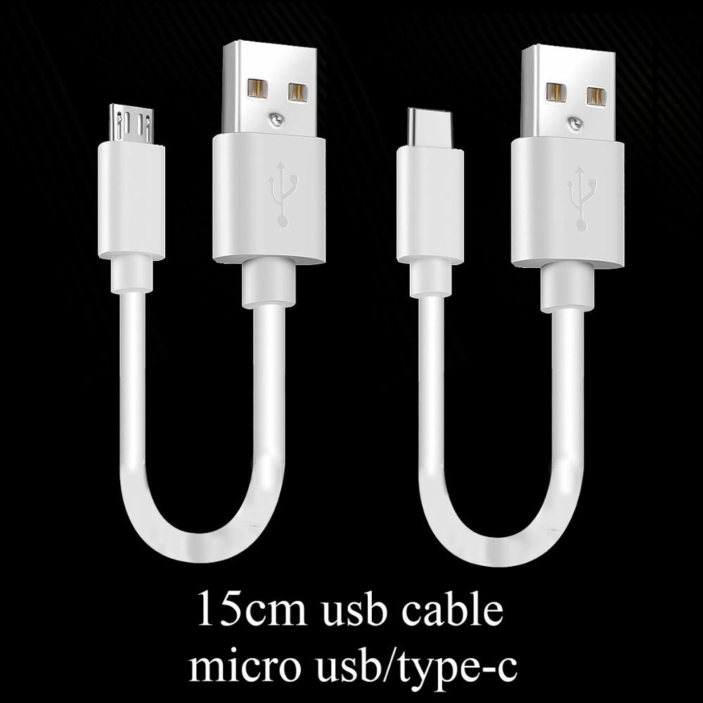 15cm Short Micro USB Cable Type c Mobile Phone Cables Fast Charging ...