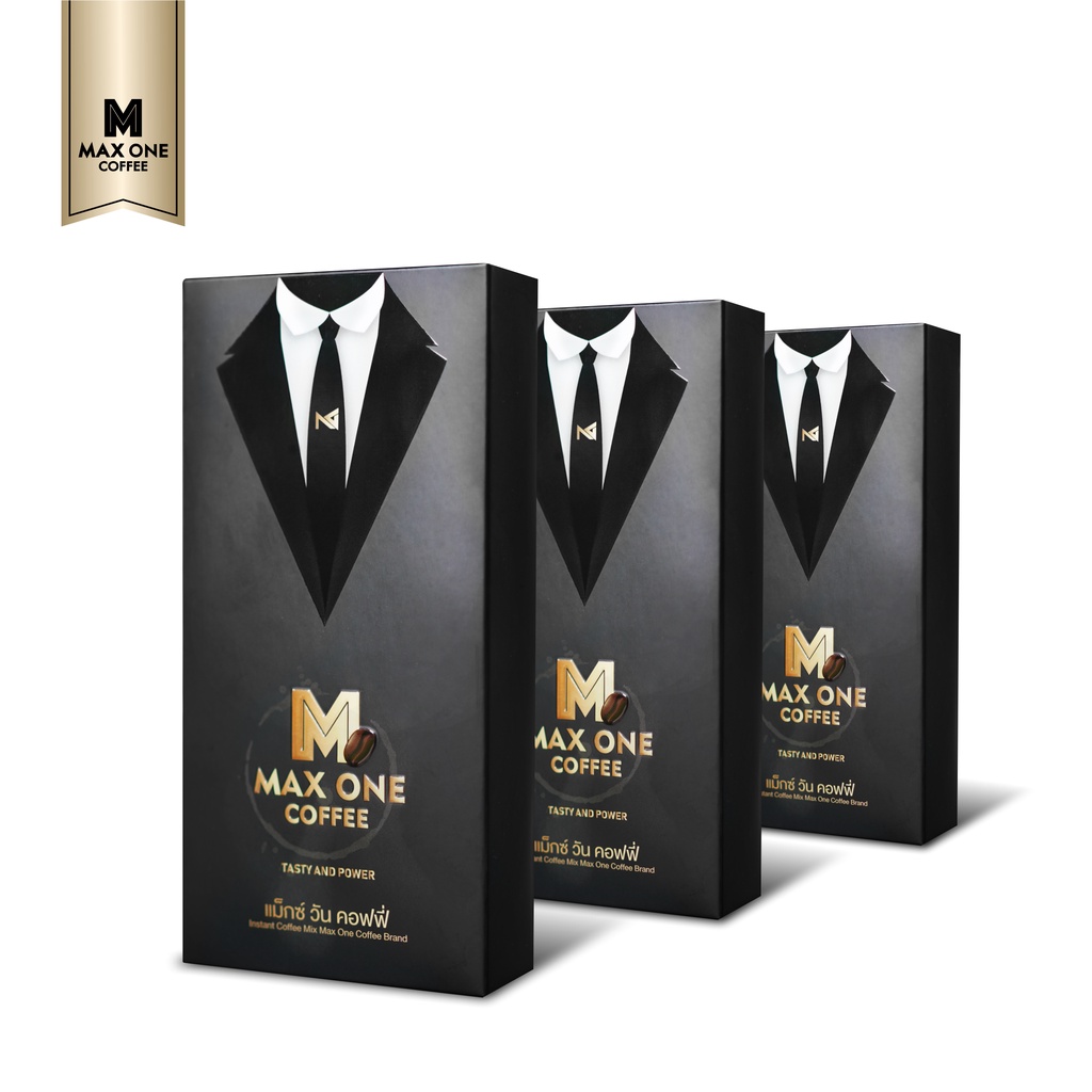 ชุด 3 กล่อง สุดคุ้ม Max One Coffee Thailand | Shopee Thailand