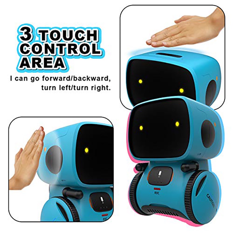 Intelligent Robot Toy Dance Sing Repeating Recorder Touch Control Voice ...