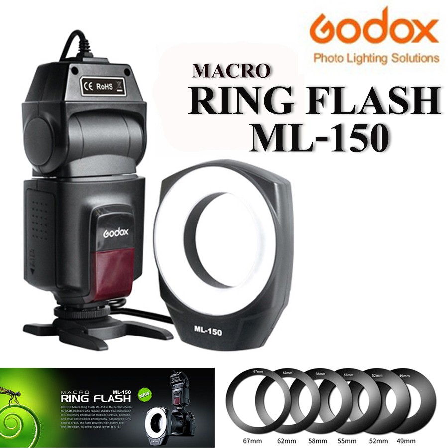 Godox ML-150 Macro Ring Flash สำหรับกล้อง CanonNikon (รับประกัน 1ปี ...