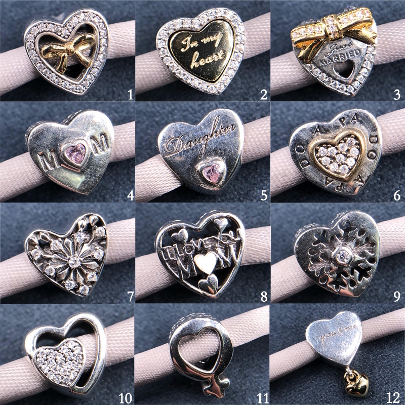 เครื่องประดับสร้อยข้อมือลูกปัดหัวใจรักแท้ 100 original s 925 diy - wulianqi.th - ThaiPick