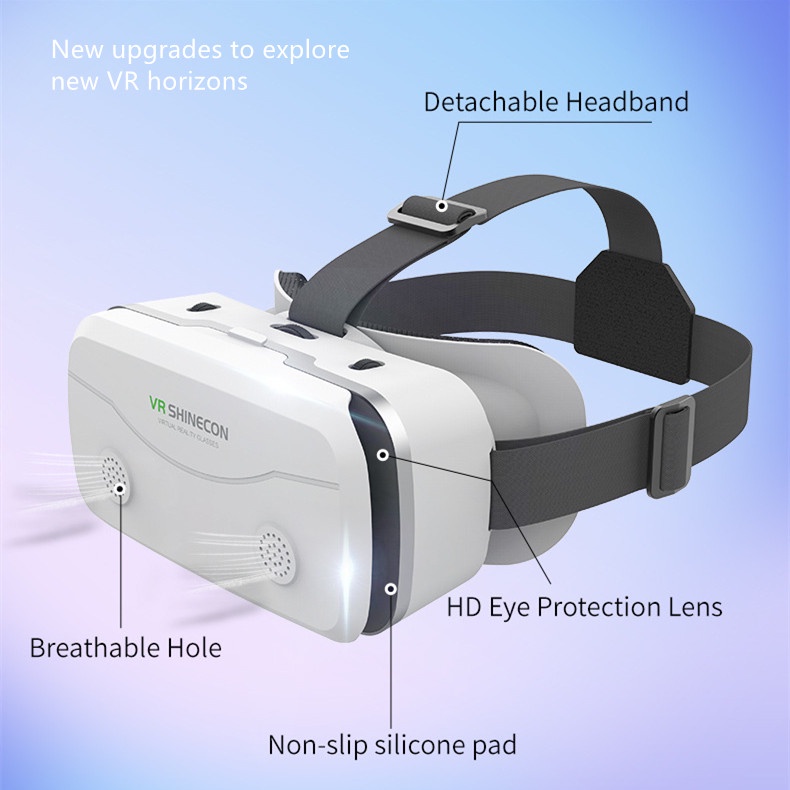 ️3D VR GLASSES แว่นตา VR 3 มิติ VR SHINECON G15 vr แว่นตา แว่นตาเสมือน VR Box - furinap - ThaiPick