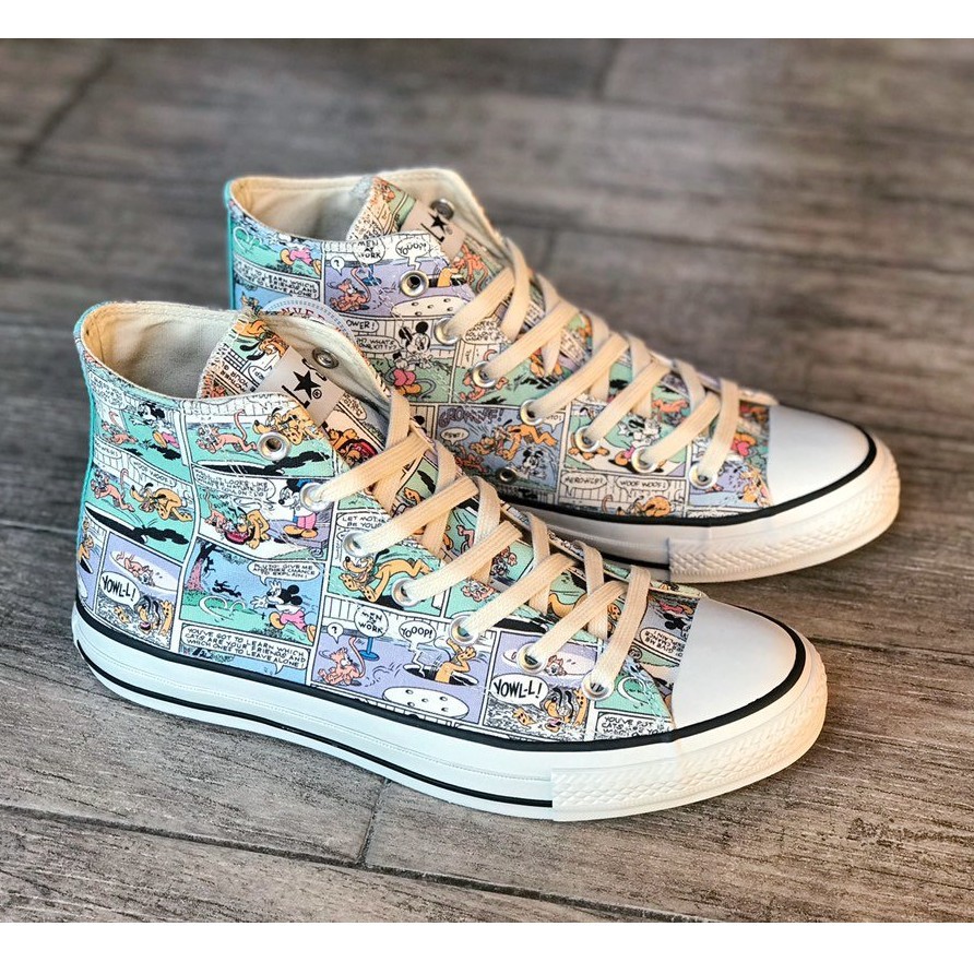ใหม่ Converse All Star Mickey Mouse โตเกียวรองเท้าผ้าใบ จำกัด Unisex ...
