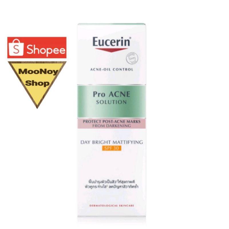 EUCERIN PRO ACNE SOLUTION DAY BRIGHT MATTIFYING SPF30 50ML - moo_noy ...