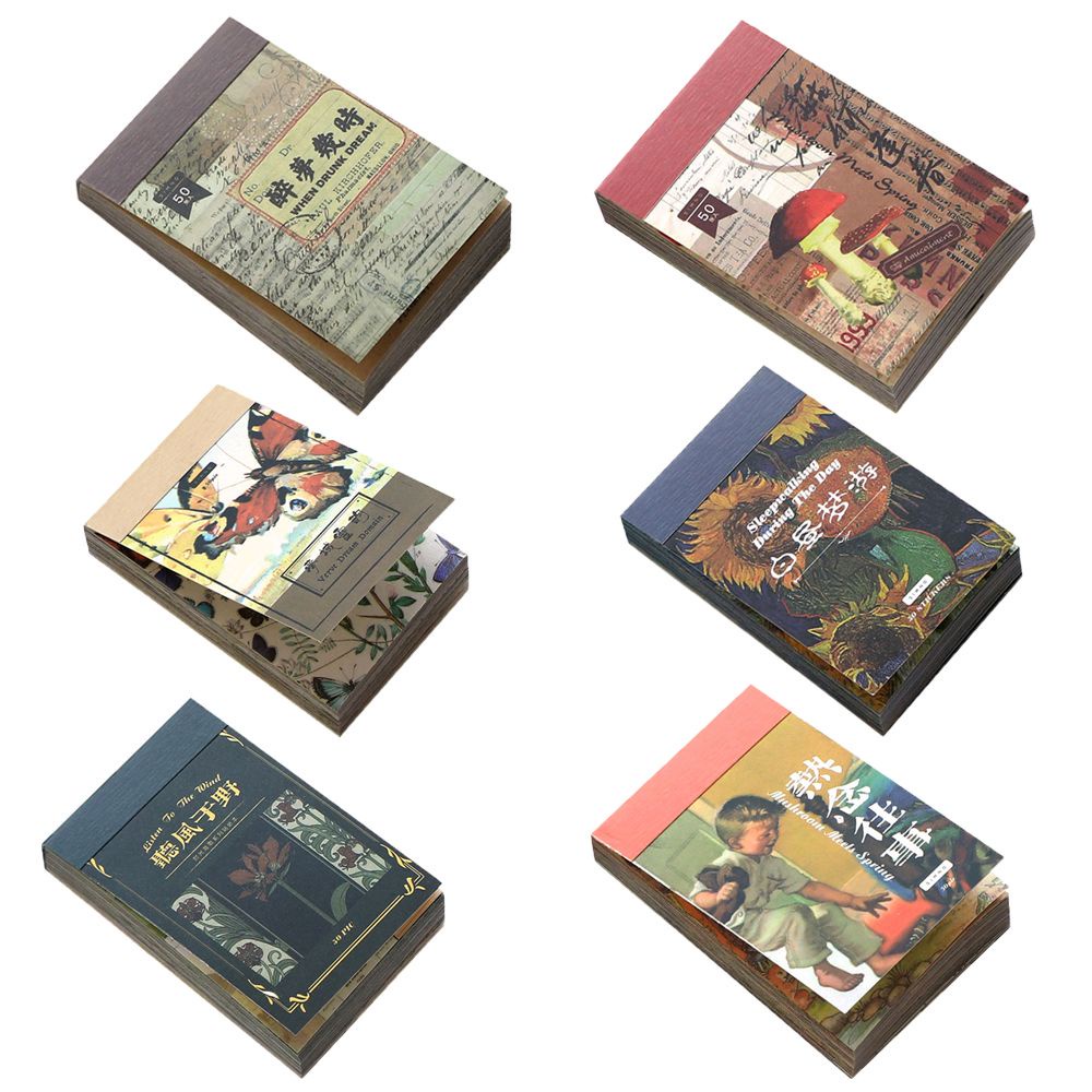 JANE Stamping Paper Sewing Handbook Diary Decoration Vintage Art ...