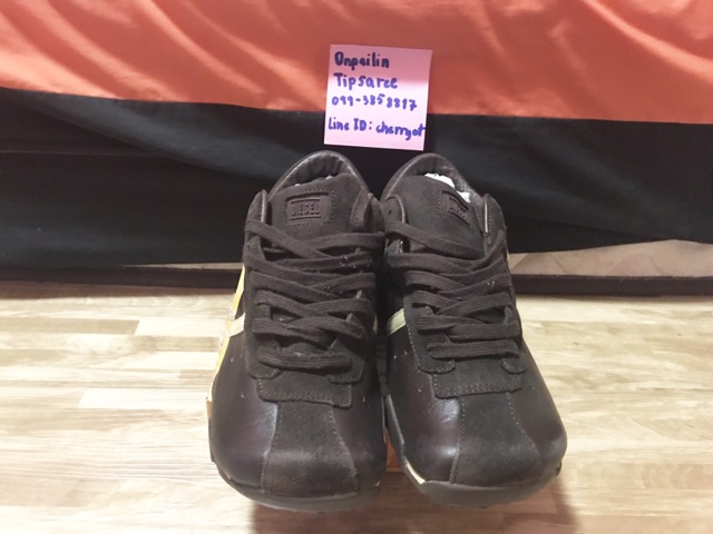 Diesel Wish สีน้ำตาลเข้มแถบครีม - onpailin1880 - ThaiPick