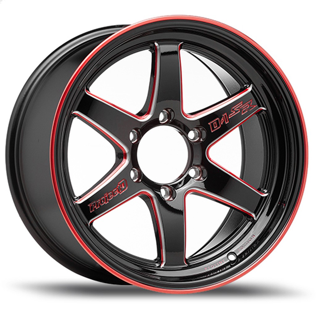Lenso Wheel ProjectD D-1SR (T) ขอบ 18x9.5"/10.5" 6รู139.7 ET+25/+30 สีBRQDW แม็กเลนโซ่ ล้อแม็ก ...