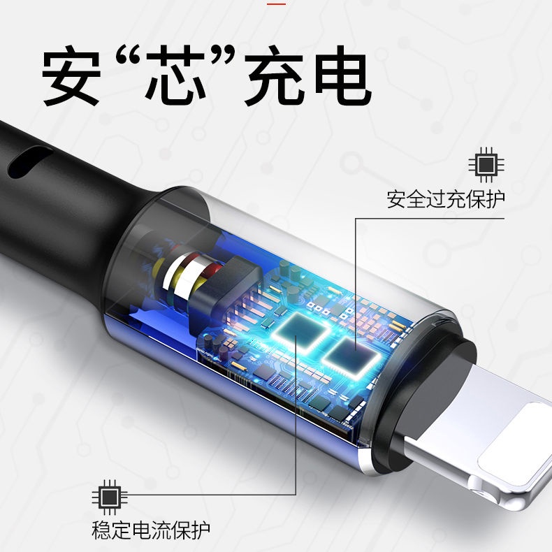 สายเคเบิ้ลชาร์จเร็วสําหรับ Iphone 6 7p xr 5 ip8x - a15918973953s.th ...