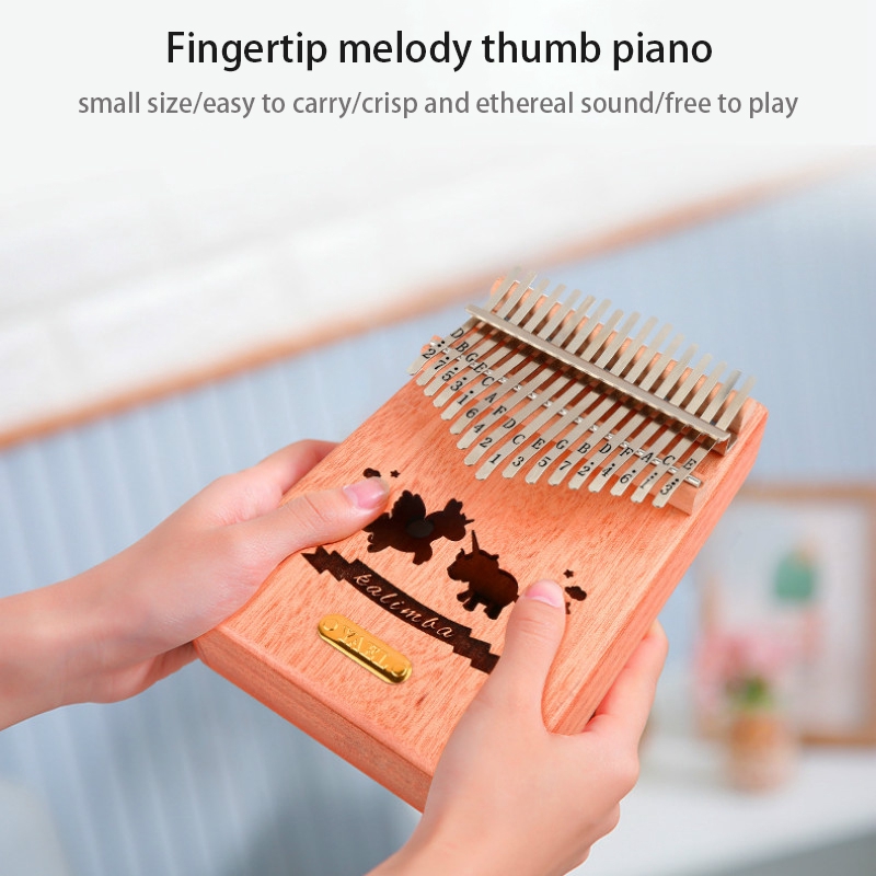17-tone Kalimba Thumb Piano, 17-tone Finger Piano, Entry-level Portable ...