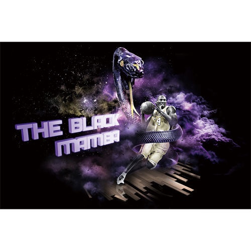 Kobe Black Mamba NbA Puzzle 300 Pieces 520 1000 High Difficulty Adult ...