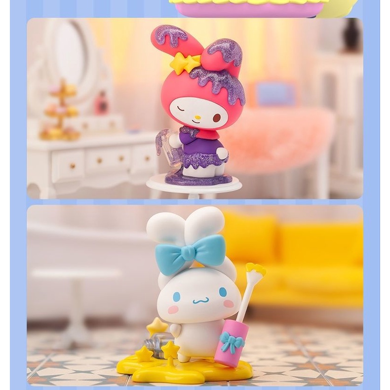 Popmart POPMART กล่องสุ่ม ตุ๊กตา hellokitty Sanrio Family Beauty - crazytoycity.th - ThaiPick