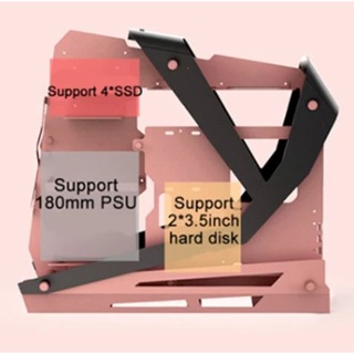 Yeston case อลูมิเนียม PC รองรับ MATX ITX เมนบอร์ด,DIY เดสก์ท็อป Gamer ...