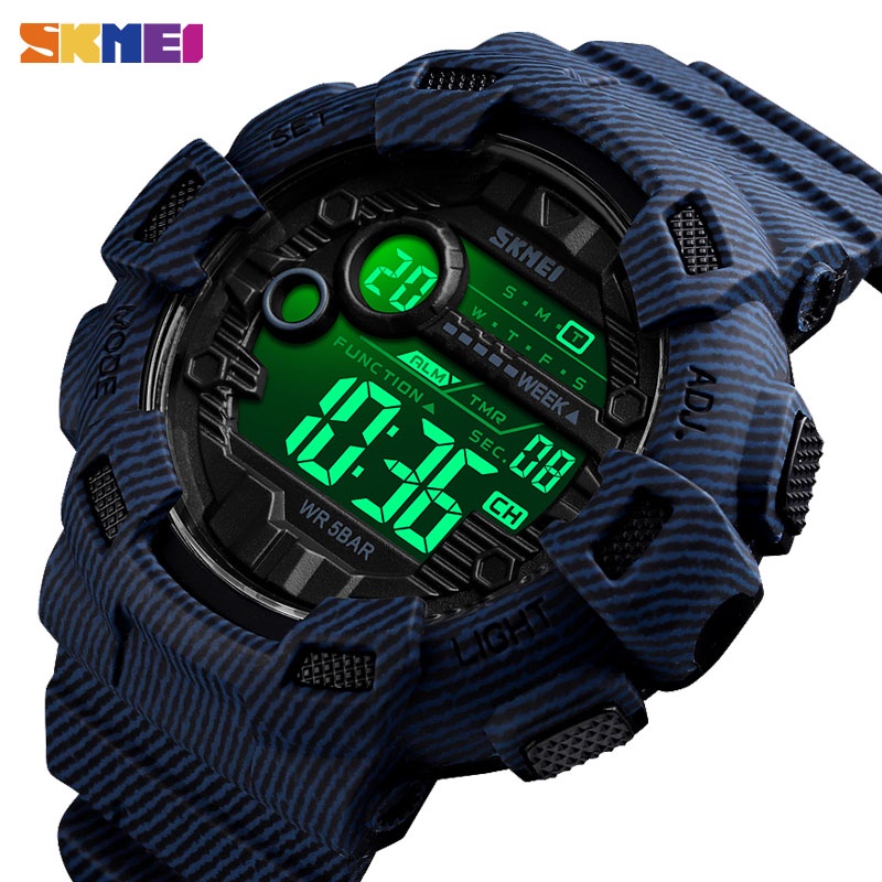 SKMEI Fashion Sport Watch Men Alarm Clock Cowboy Waterproof Week ...