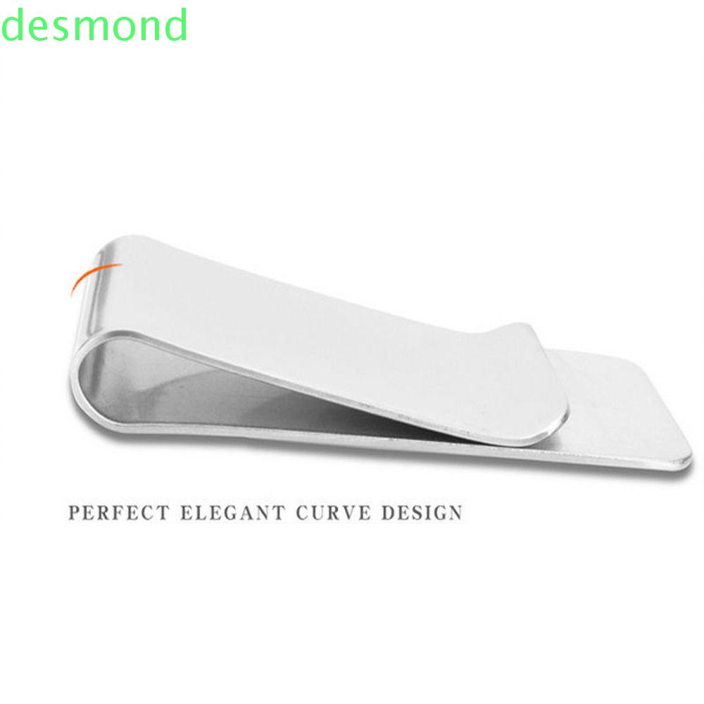 DESMOND Hot Sale Cash Clamp Men Purse Wallet Money Clip Slim Pocket ...