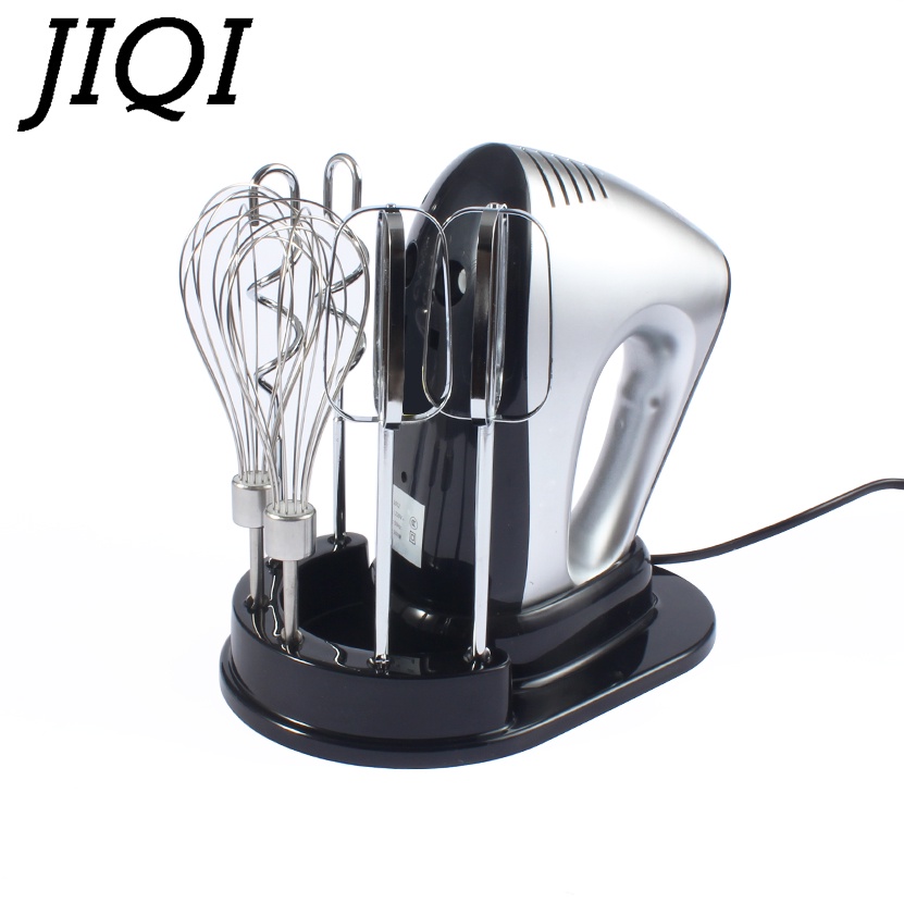 ผสมJIQI Automatic Multifunction Household Electric Dough Mixer Handheld Eggs Beater Blender ...