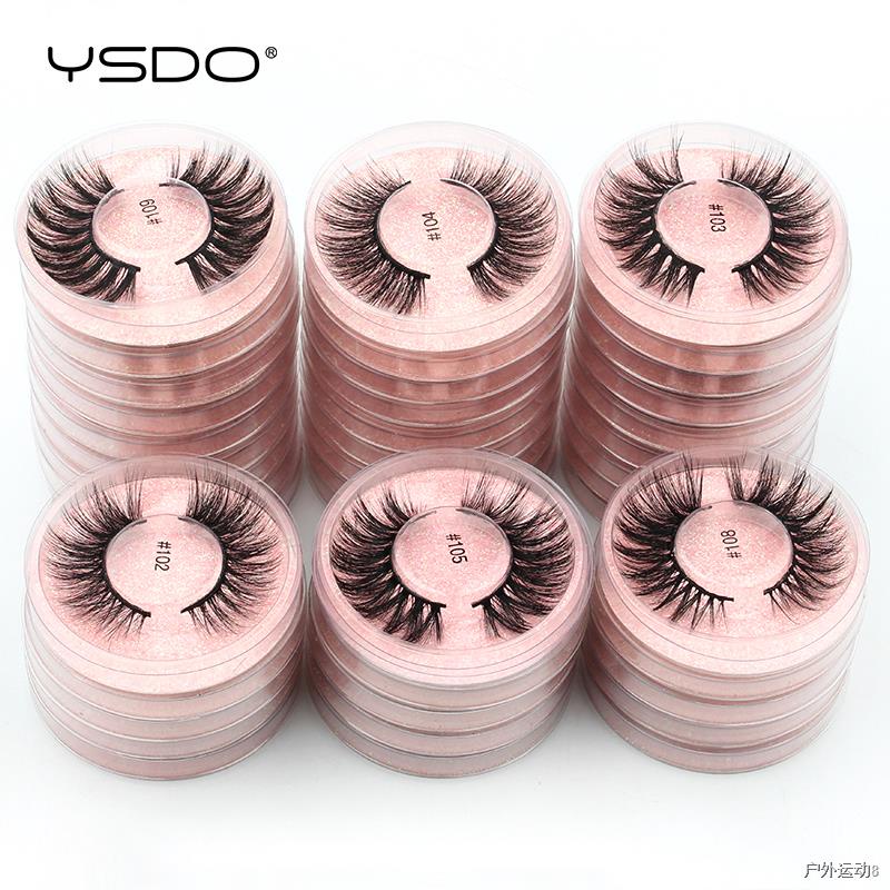 YSDO lashes wholesale 4/10/20/50/100 pairs 3d mink eyelashes bulk ...