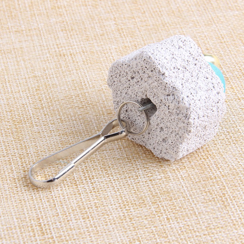 lucky* Parrot Mouth Grinding Stone Molars Stone Hanging String Chewing ...