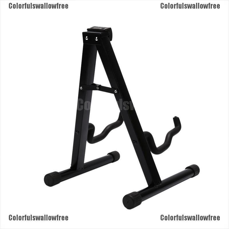 Colorfulswallowfree Metal Folding Guitar Stand Electric Music Acoustic ...