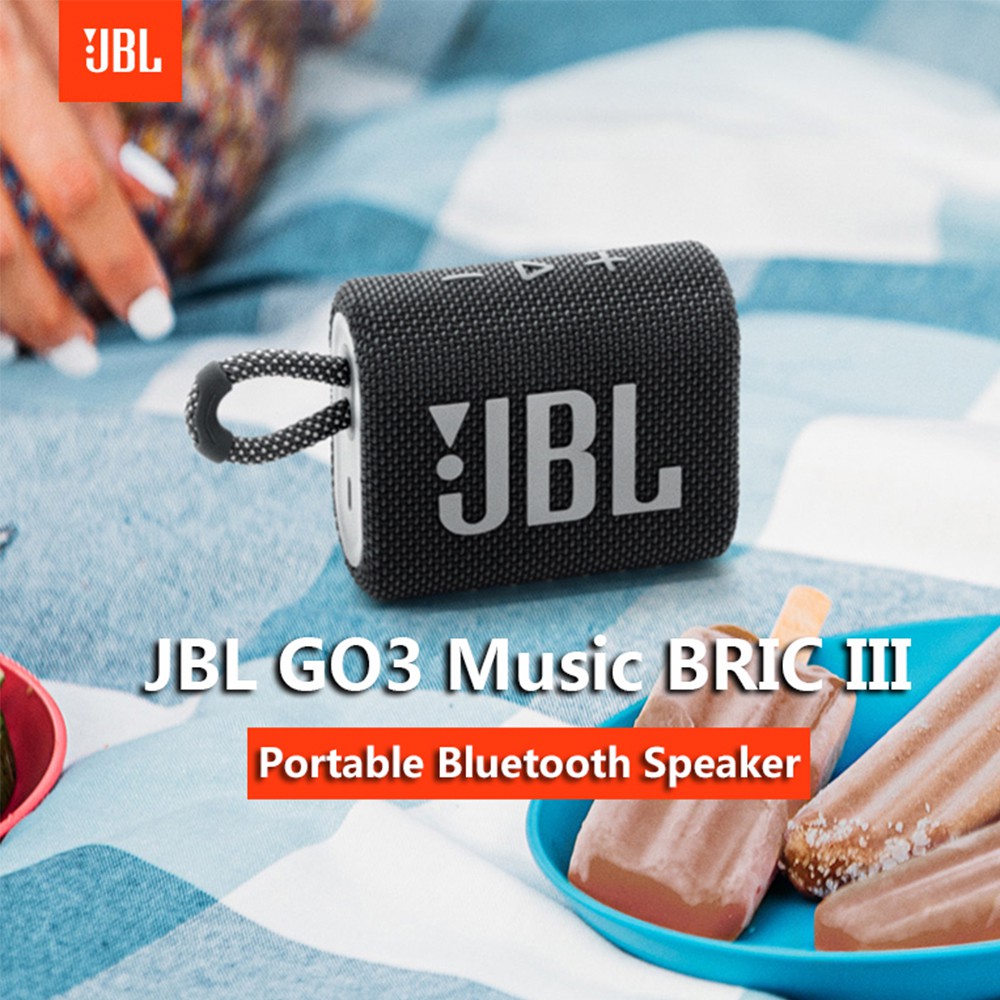 (ของเเท้100%) ลำโพงบลูทูธJBL Go3 Bluetooth Speaker ลำโพงไร้สายแบบพกพา ...