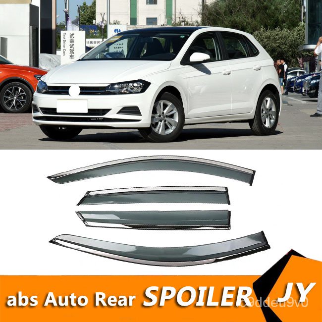 For Volkswagen Polo 2019 Window Visor Vent Shades Sun Rain Deflector ...