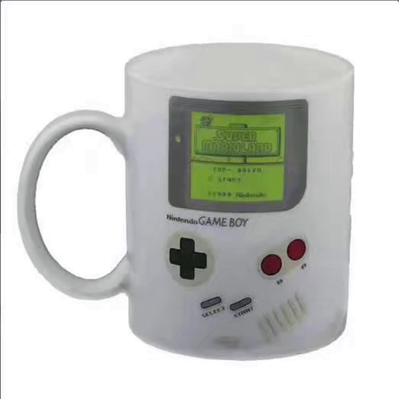 Game Boy Mug OVER 2021 retro Nintendo เครื่องเกมน้ำแก้วแก้วถ้วยกาแฟถ้วย ...