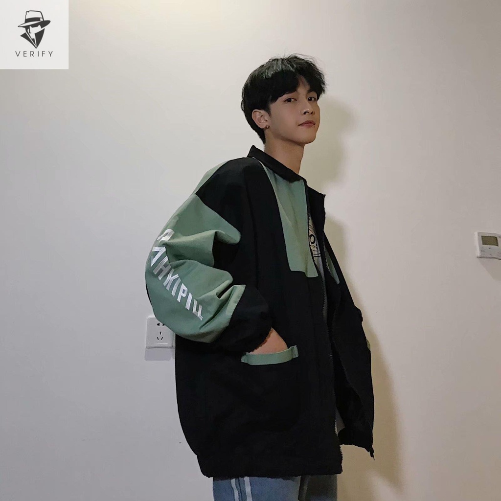 เสื้อแจ็คเก็ตผู้ชาย INS ฤดูใบไม้ผลิและฤดูใบไม้ร่วงน้ำนักเรียนคู่เกาหลี ...