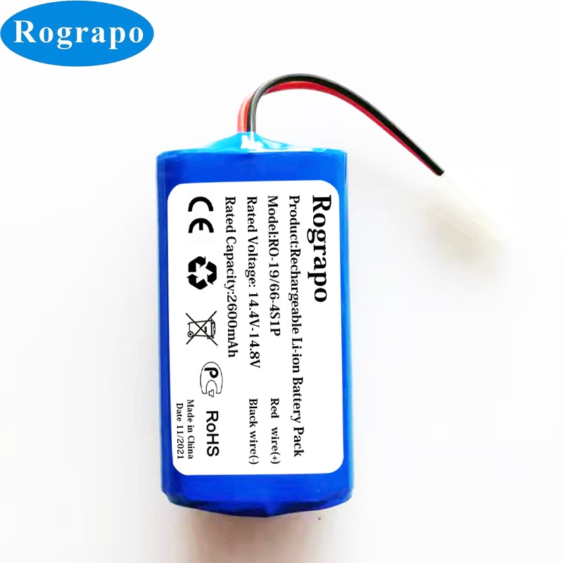 14.4v 14.8v 3500mah 2800mah 2600mah Li-ion Cylindrical Rechargeable Battery For Sweeping Robot ...
