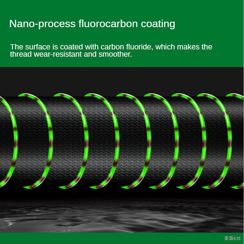 2000m Fluorocarbon Invisible Spotted Line Fly Fishing Line Bionic ...