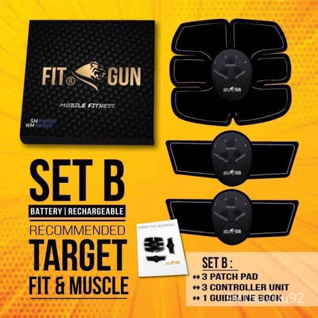 Fit Gun Muscle Body Abdominal Training Muscle Toning Body Muscle ...