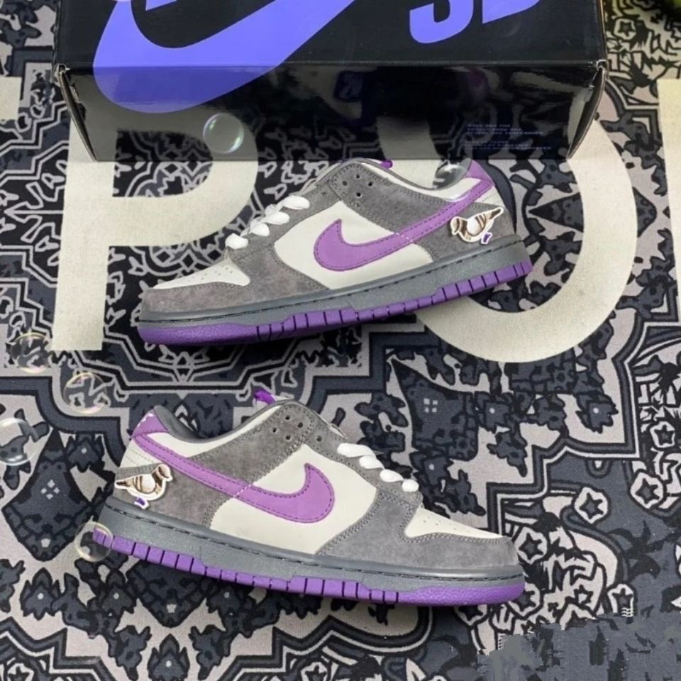 2022 ใหม่ SB Dunk สีม่วง pigeon star วรรคเดียวกันคู่ low-top ผู้ชายและ ...