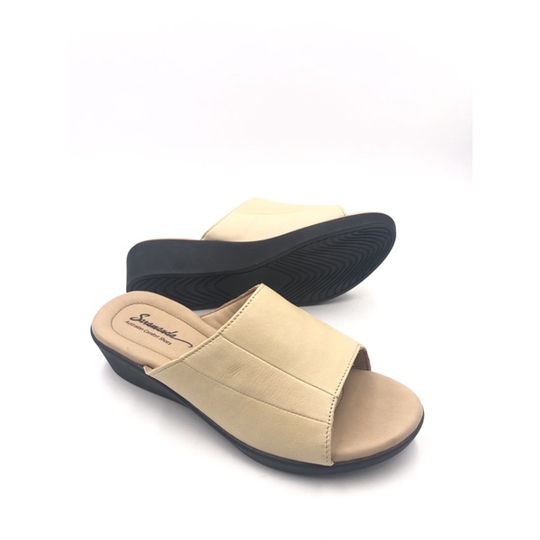 Saramanda รุ่น 192007 Lambskin Sandal รองเท้าแตะหนังลูกแกะนิ่ม เบา ทน ...
