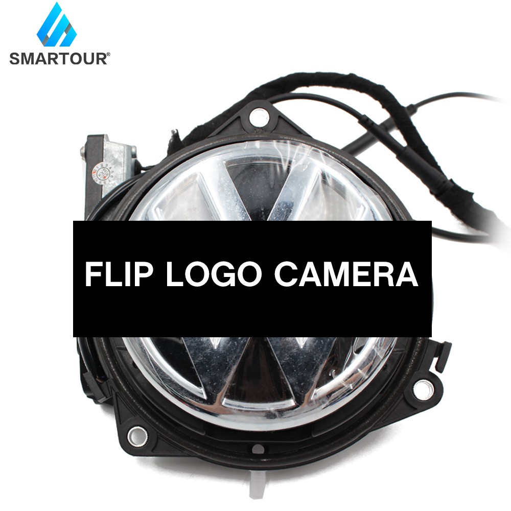 Car Flip Logo Reverse Camera for Volkswagen for VW Golf 5/6 MK6 Passat ...