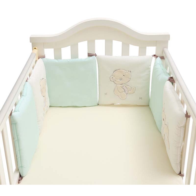 รั้วBaby Bed Bumper Infant Protector Kids Safe Fence Bed Surrounding ...