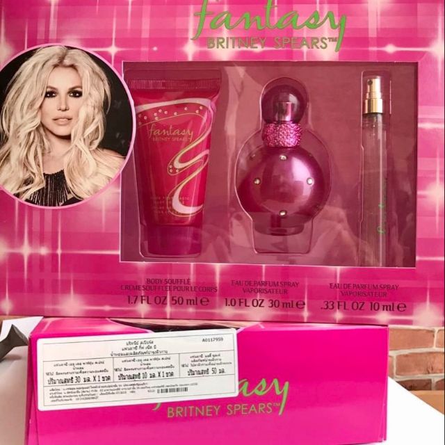 Britney Spears Fantasy Perfume Gift Set for Women 3 pieces - joyly ...