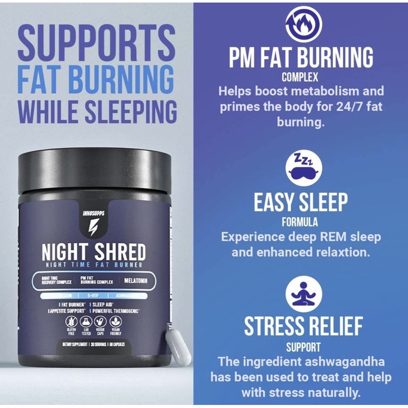 [Starting][Shop Malaysia] Ready Stock Inno Supps Night Shred - Night ...