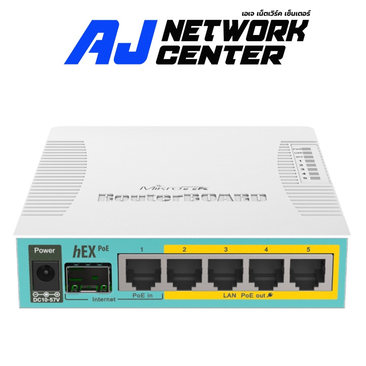 Mikrotik hEX POE RB960PGS Router เราเตอร์ | Shopee Thailand
