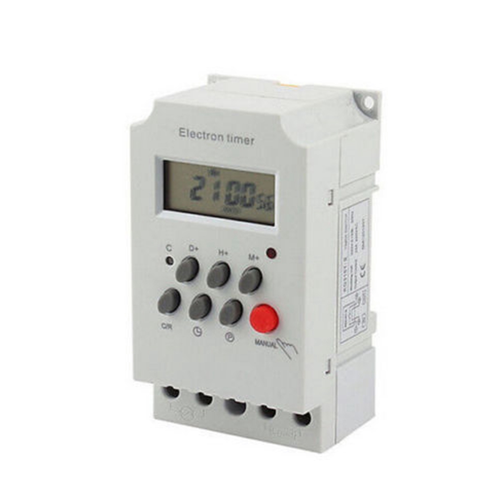 12/24 Hour 7Day LCD Digital Electronic Plug-in Programmable Timer ...