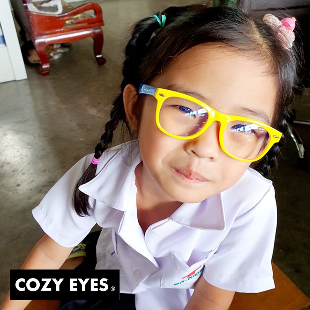 ราคาพิเศษ แว่นกรองแสงสีฟ้า รุ่นอายุ 2-5 ขวบ COZY EYES ตัดแสงฟ้าจากมือ ...