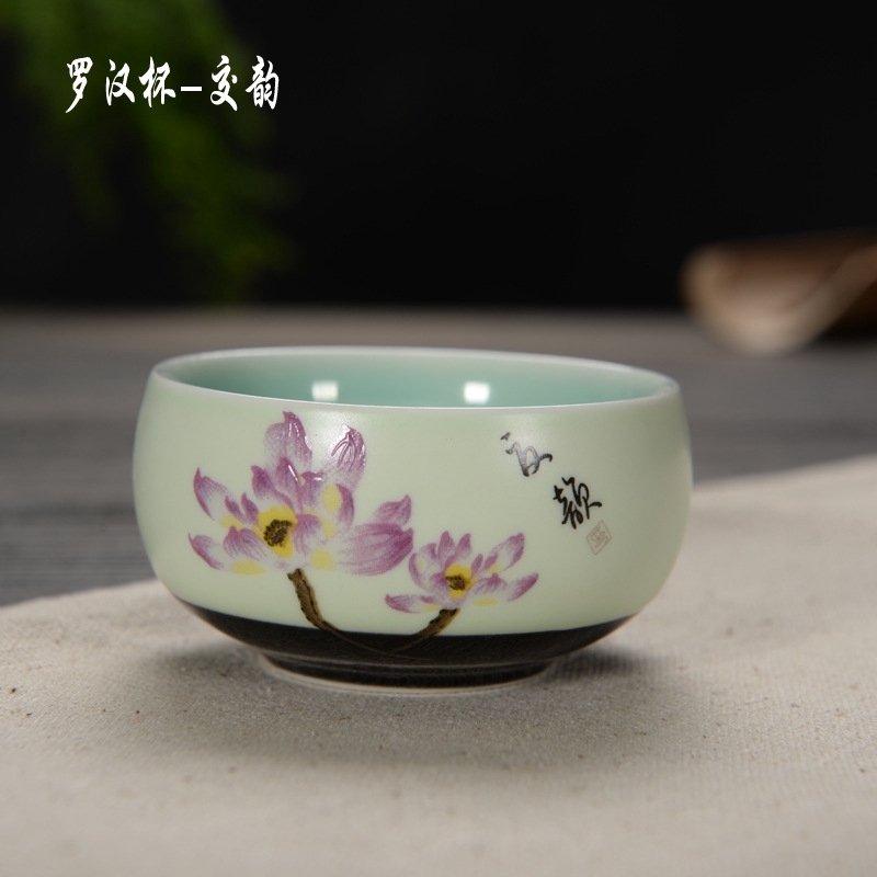 Xingfeng ชุดน้ำชาเซรามิกถ้วยถ้วยชา Dingyao แมตต์ส่วนบุคคลถ้วยโลโก้ที่ ...