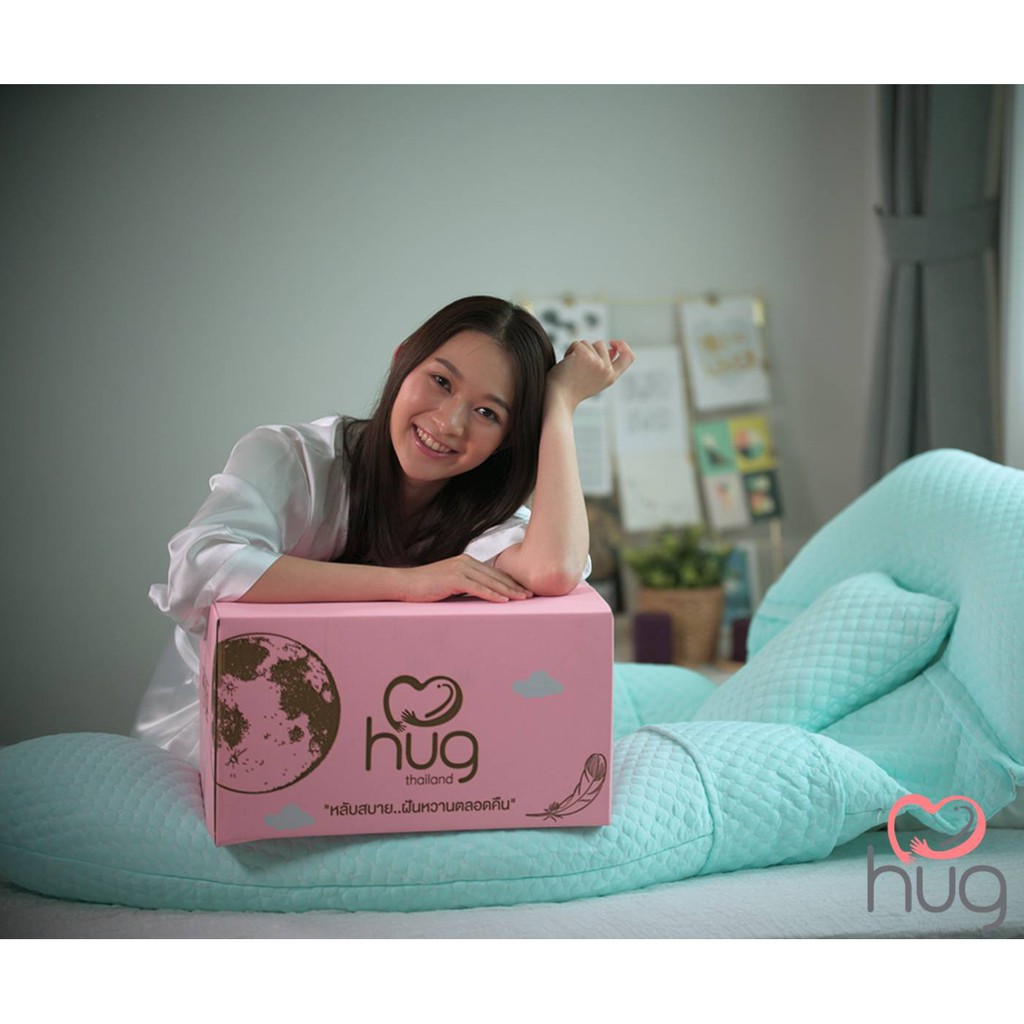 ผลิตภัณฑ์ใหม่♘⚡แพคคู่ Hug Brand สุดคุ้ม (หมอนคนท้อง 1 ชุด + เข็มขัดพยุง ...