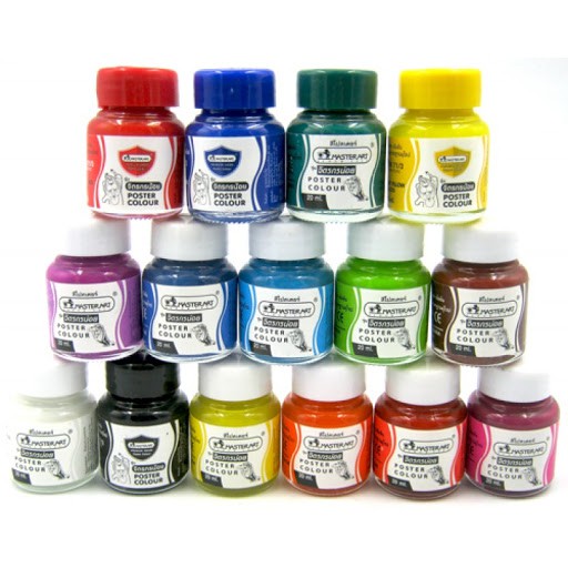 สีโปสเตอร์ มาสเตอร์อาร์ต 20 มล. POSTER COLOR Master art 20 ml | Shopee ...