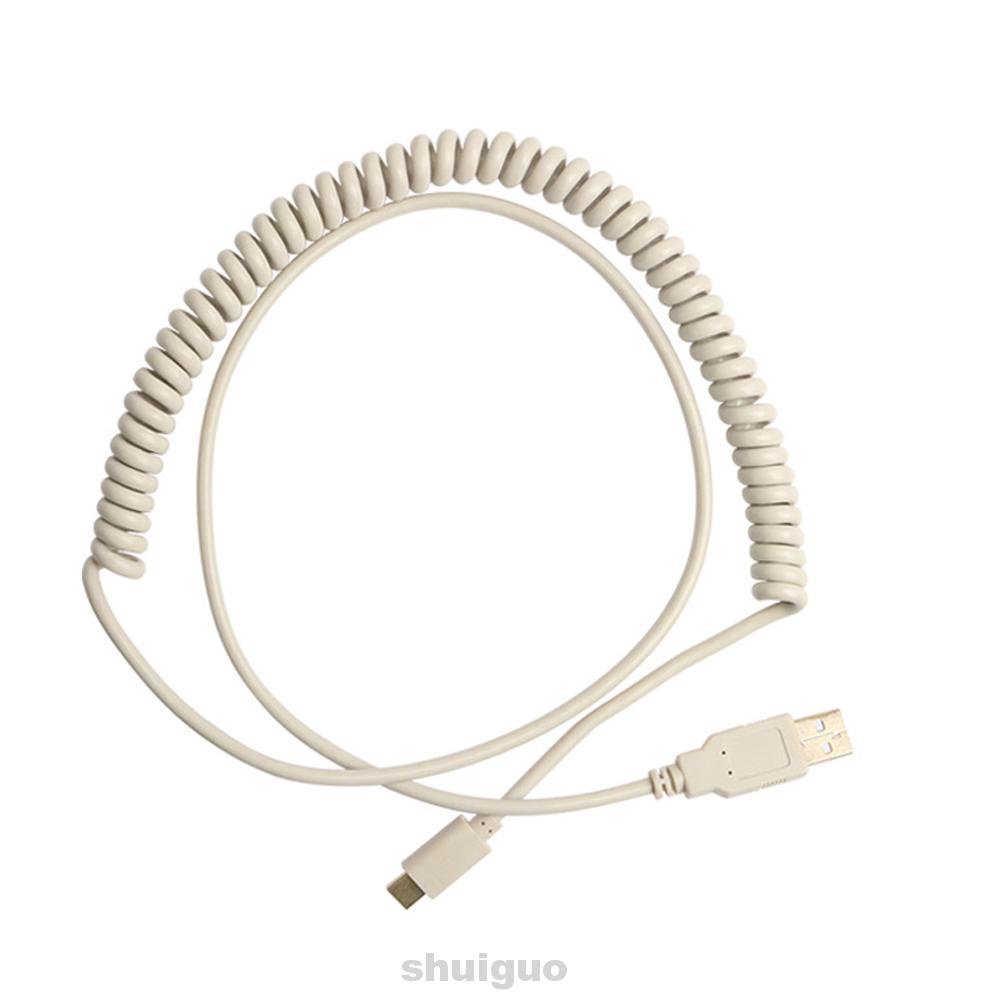 Universal Stretchable 2.5m Mechanical Keyboard Anti Knot Spiral Line ...