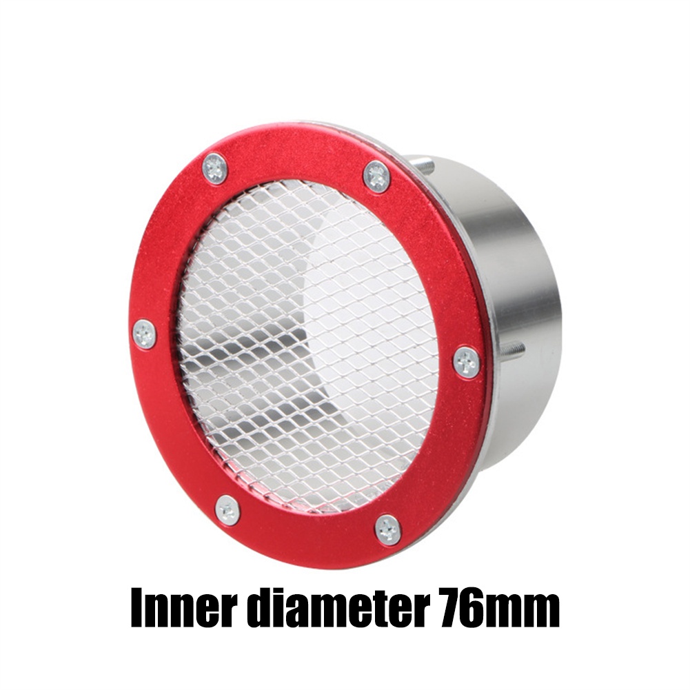 76mm Car Front Bumper Air Vent Duct Grille Inlet Cold Air Intake ...