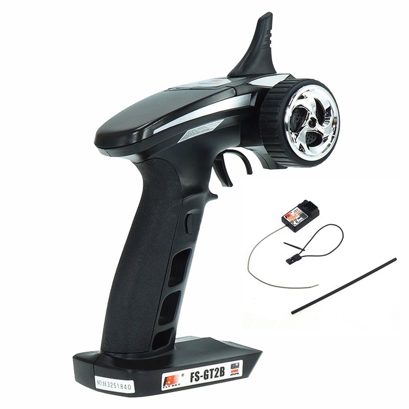 ☸ FLYSKY FS-GT2B GT2B 2.4G 3CH Radio Transmitter with GR3E Receiver 3 ...