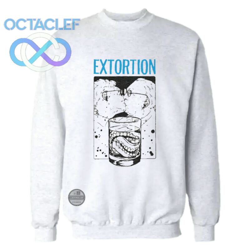 Octaclef เสื้อกันหนาวพิมพ์ลาย Dtg Music Band Extortion สําหรับผู้ชายและ ...