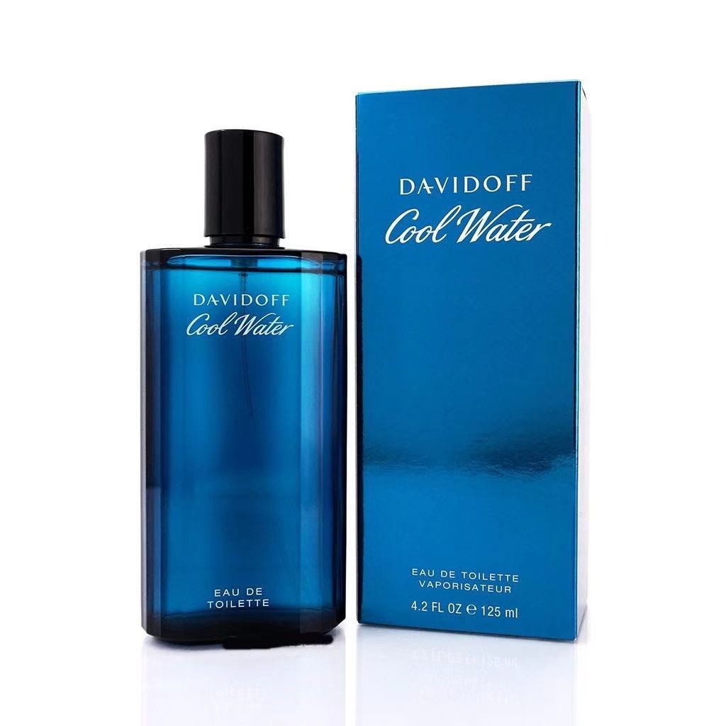Davidoff Cool Water for Women Men (Blue) 125ml กล่องซีล 1ขวด ...